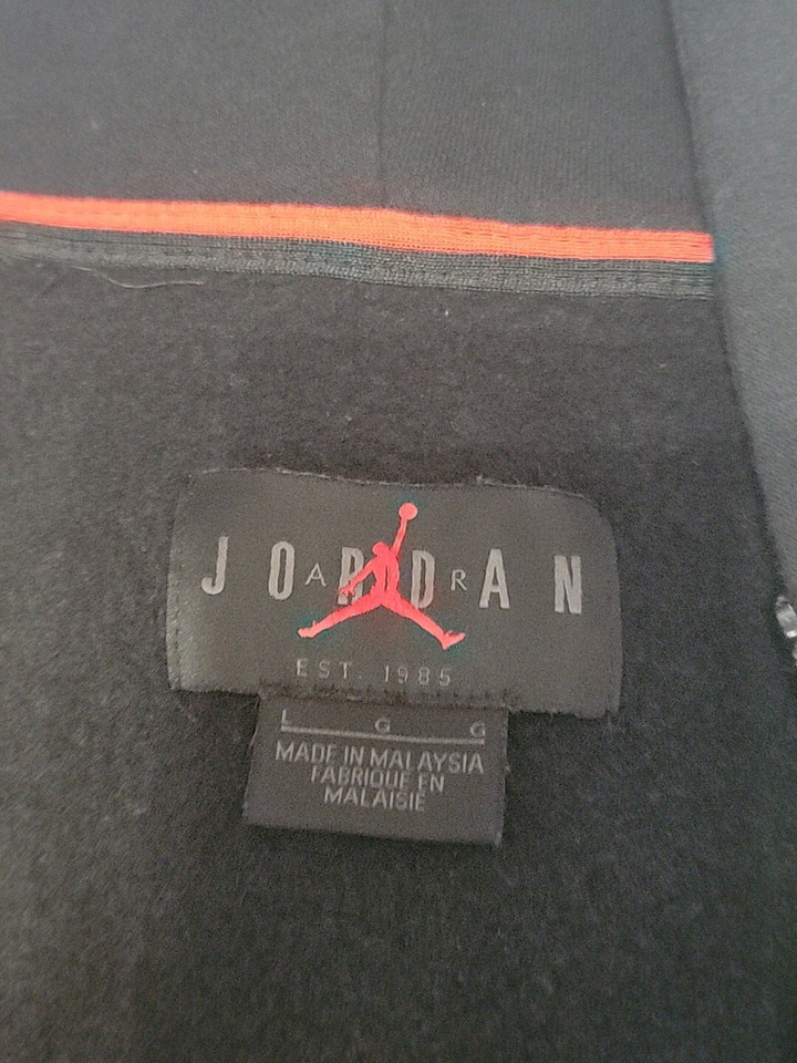 Nike Air Jordan Rivals Y2K Jumpman Full Zip Hoodie Sz LargeColor Block ...