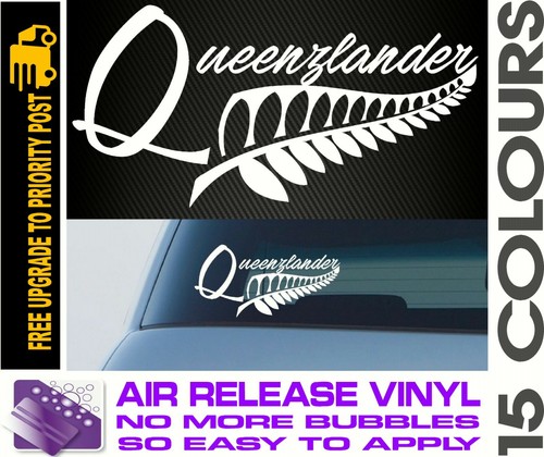 Queenzlander NZ AOTEAROA NEW ZEALAND KIWI FERN Car 4x4 STICKER | eBay