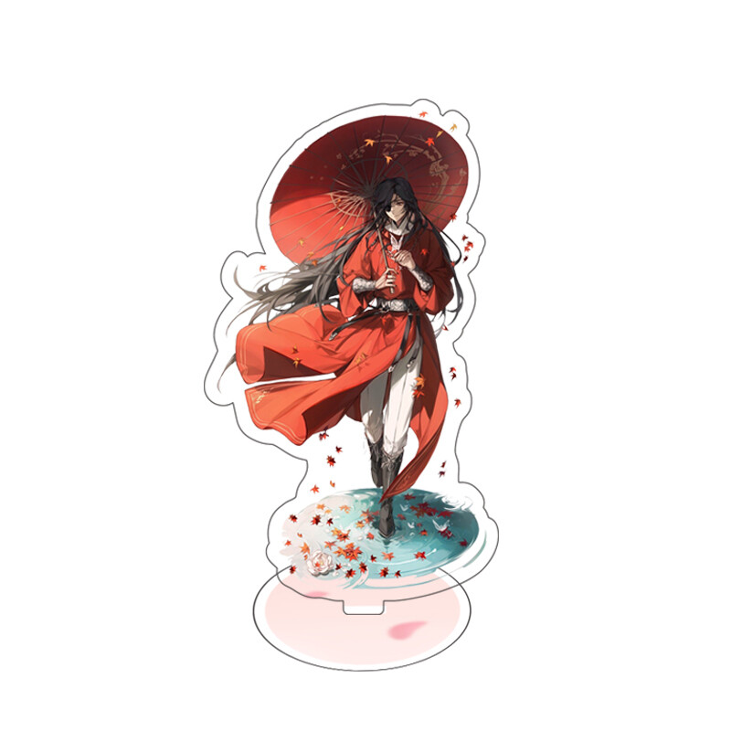 Tian Guan Ci Fu 天官赐福 谢怜 Xie Lian 花城 Hua Cheng Figure Stand Desktop ...