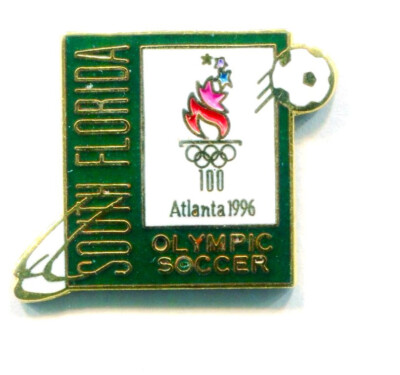1996 OLYMPIC PIN SOCCER PIN SOUTH FLORIDA PIN SOCCER VENUE PIN | eBay