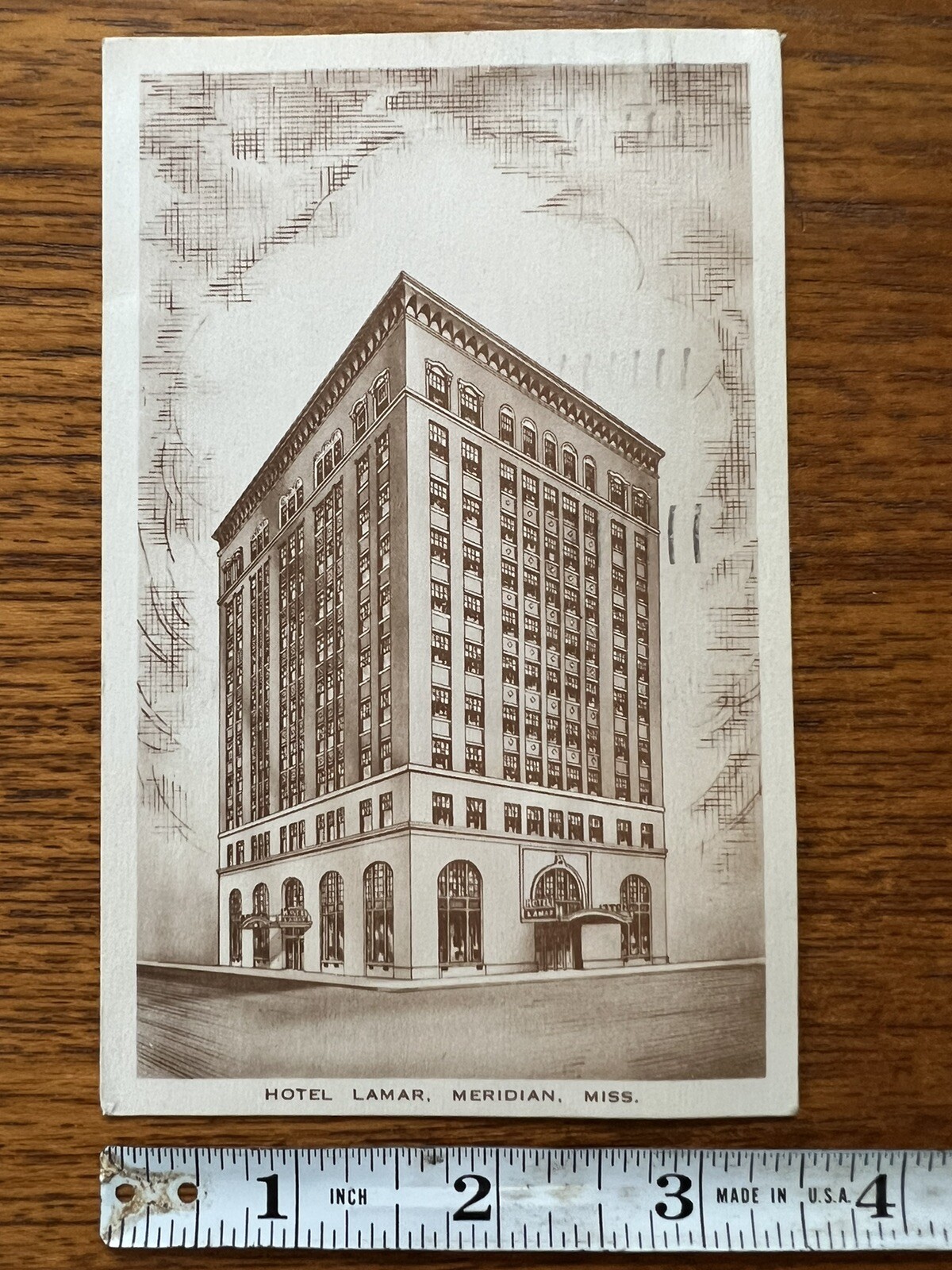 Vintage Postcard Hotel Lamar Meridian Mississippi Posted 1954 | eBay