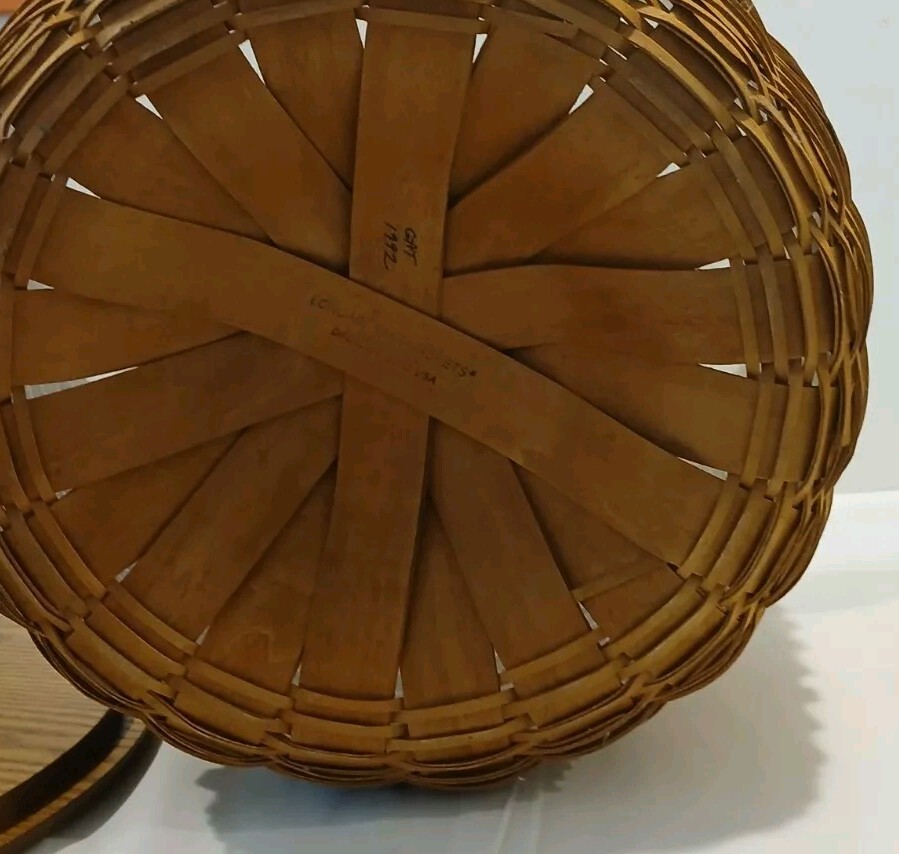 Longaberger Large Basket With Checkers Game On Top | eBay