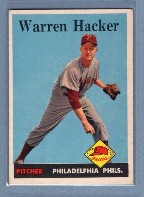 1958 Topps #251 Warren Hacker EX GO387 | eBay