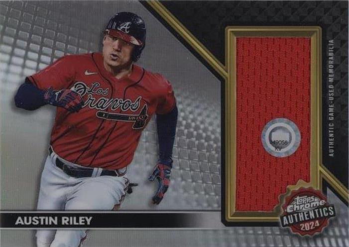2024 Topps Chrome - Topps Chrome Authentics Austin Riley #TCA-ARI (MEM ...