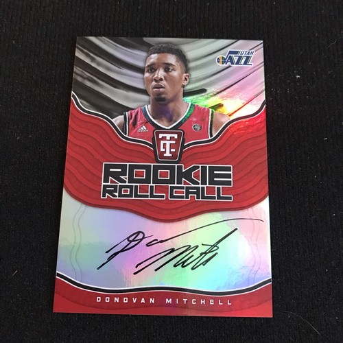 2017-18 Panini Totally Certified - Rookie Roll Call Donovan Mitchell # ...