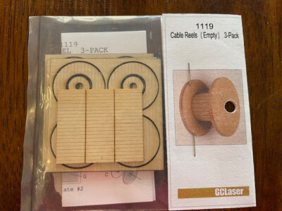 GC LASER HO SCALE CABLE REELS ( 1119) Empty | eBay