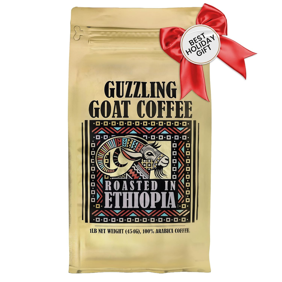 Guzzling Goat Ethiopian Coffee Beans | Premium Medium Roast Coffee ...