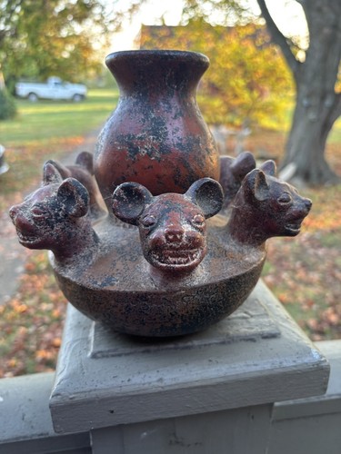 Six Headed Hyena Ceramic/Clay Vase Walter Bastianetto | eBay