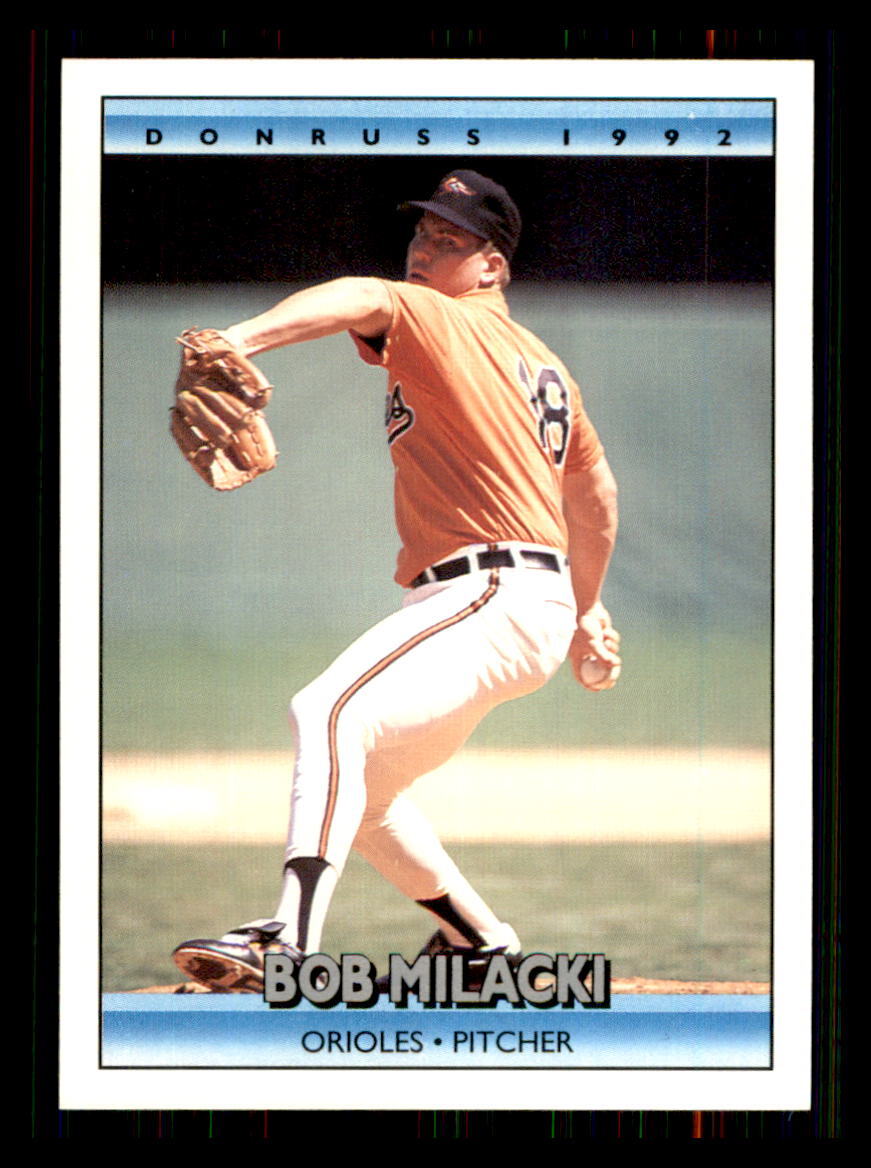 1992 BASEBALL 1992 Donruss Bob Milacki Baltimore Orioles #101 1 | eBay