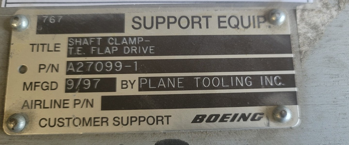 T.E. FLAP DRIVE SHAFT CLAMP A27099-1 | eBay