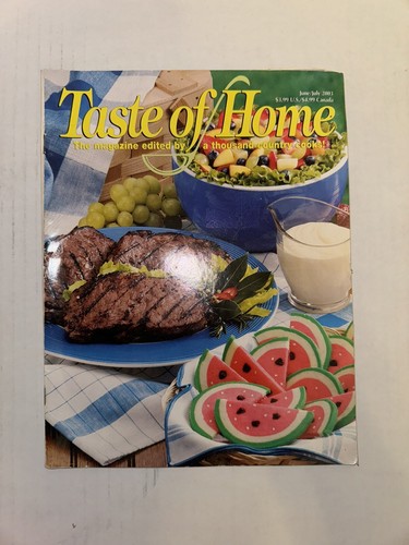 Taste of Home June July 2003 Magazine, recipes, food, home decor ...