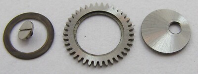 Omega 552 24 j. Watch movement part 1101 crown wheel + core & seat ...
