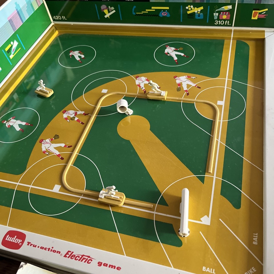 1966 Tudor Electric Major League Baseball Table Top Game Tested! Works ...
