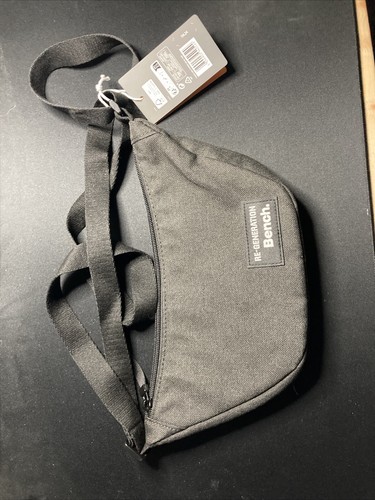 Bench Schultertasche Sling Bag "Re-Generation" Unisex schwarz | eBay.de