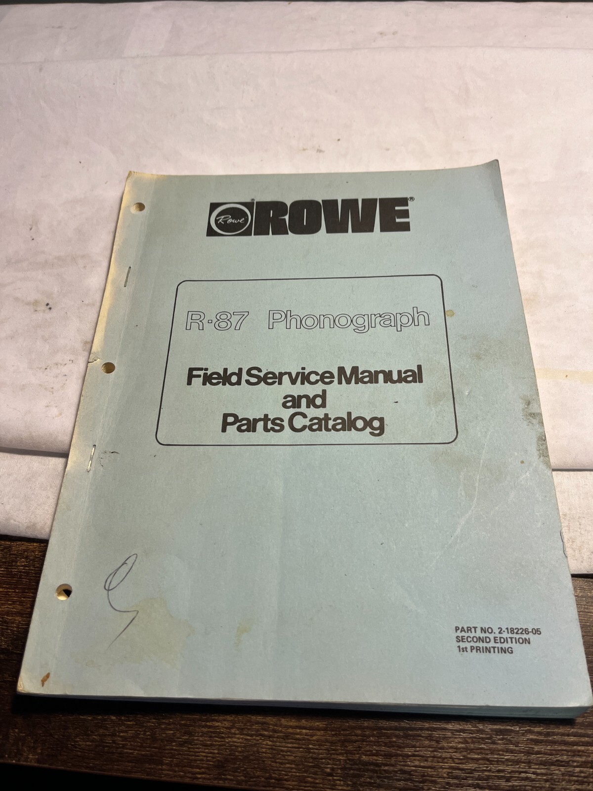 GOLDEN 7 R-87 By ROWE 1983 ORIGINAL NOS JUKEBOX PHONOGRAPH SALES FLYER ...