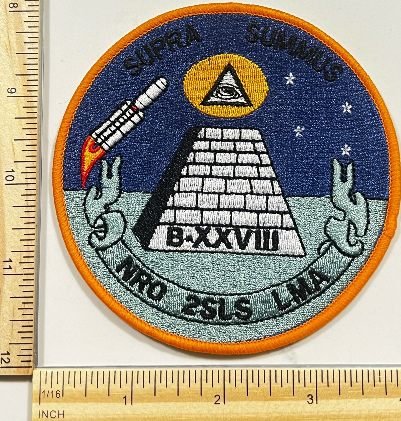 RARE MILITARY PATCH - NRO SPY SATELLITE 2SLS LMA SUPRA SUMMUS NROL-11 ...