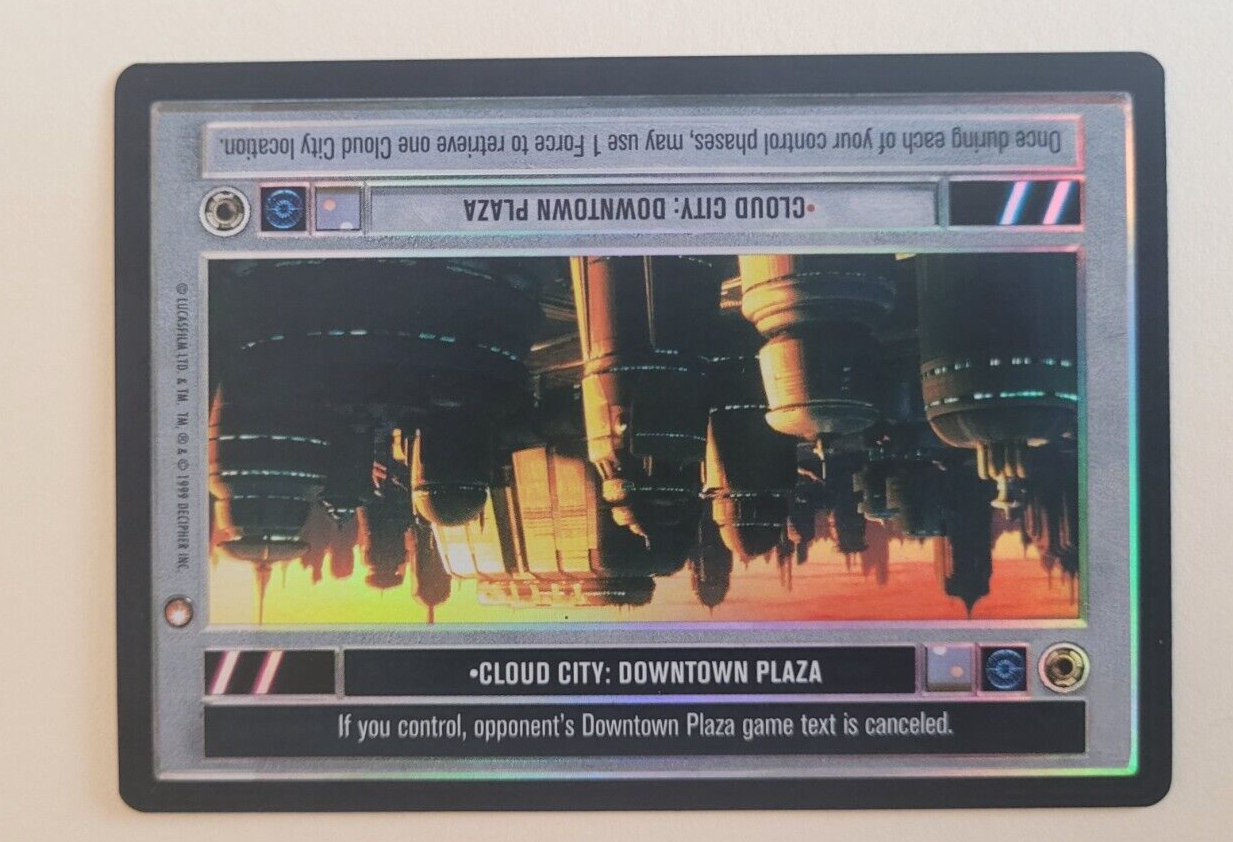 Star Wars CCG SWCCG Decipher Reflections 1 RF1 Foil Cloud City ...