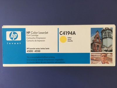 HP LaserJet Print Cartridge C4194A Yellow New in Box | eBay
