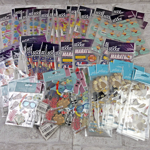 NEW Lot 252 Packages of Sticko & Jolees Scrapbook Stickers 7 Designs | eBay
