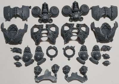 Warhammer 30k 40k Horus Heresy Saturnine Terminators Heads & Torso Bits ...