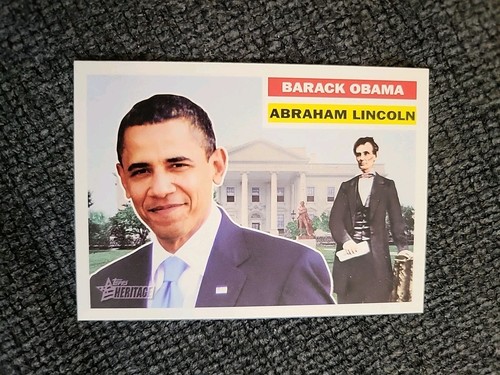 2009 Topps Heritage American Heroes Edition #131 Abraham Lincoln ...