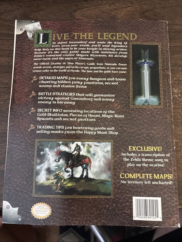 The Legend of Zelda: Ocarina of Time Official Player's Guide Nintendo ...