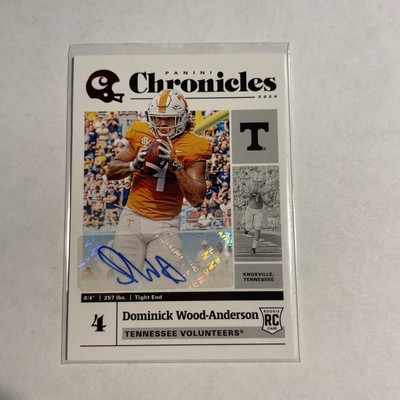 Dominick Wood-Anderson 2020 Panini Chronicles Draft Picks AUTO #7 ...