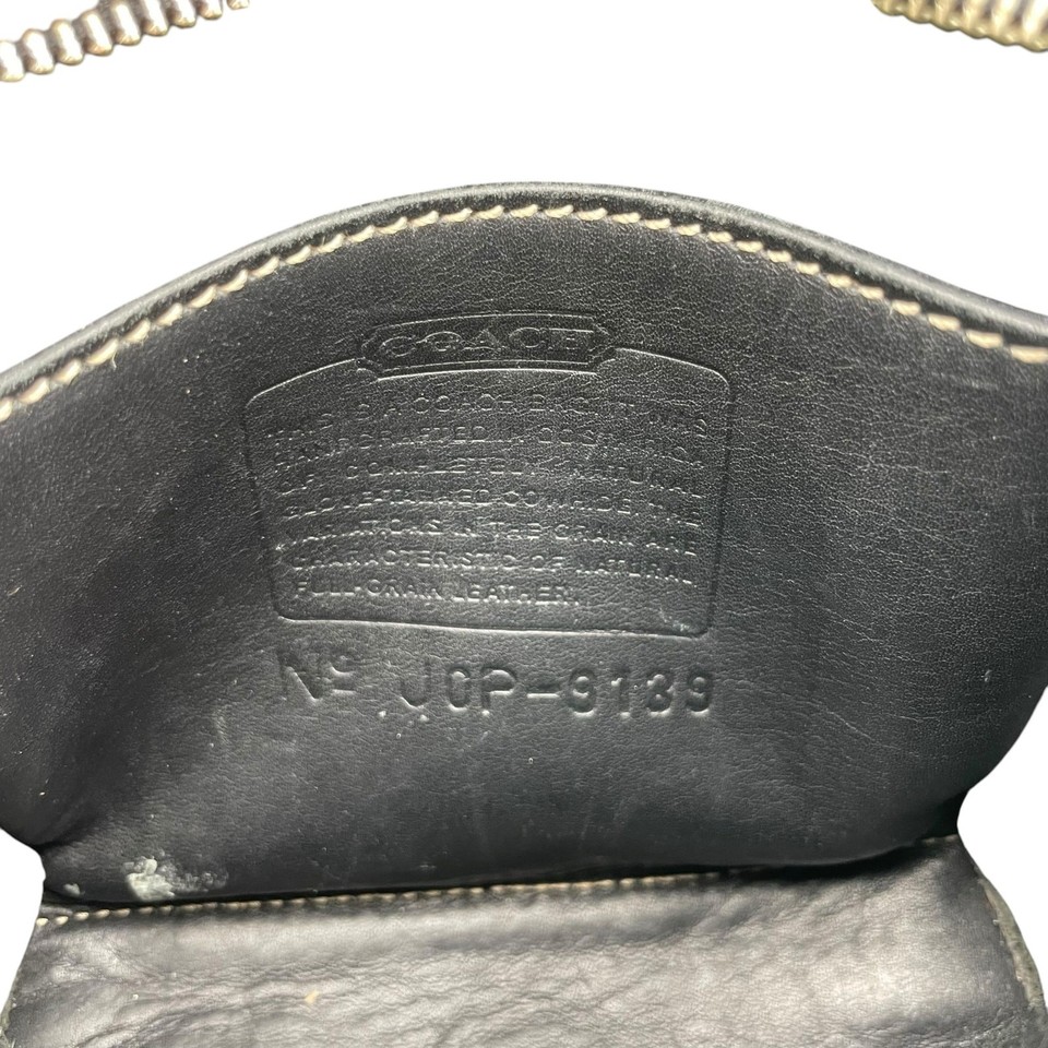 Coach Vintage Bellini Black Leather Basic Staple Mini Square Crossbody ...