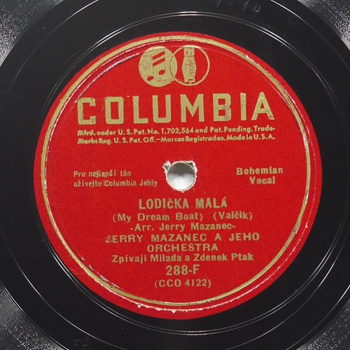 JERRY MAZANEC Repete / Lodička Malá Polka COLUMBIA 288-F VG 78rpm | eBay