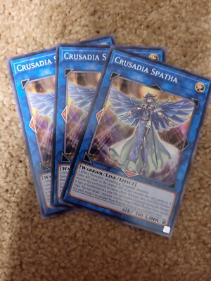 X3 YUGIOH CRUSADIA SPATHA SOFU-EN046 COMMON NM | eBay