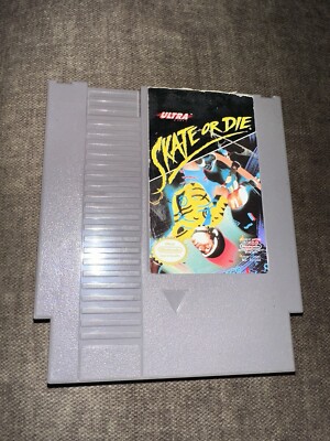 NES Skate or Die from Ultra Games - Retro 1988 Nintendo Video Game ...