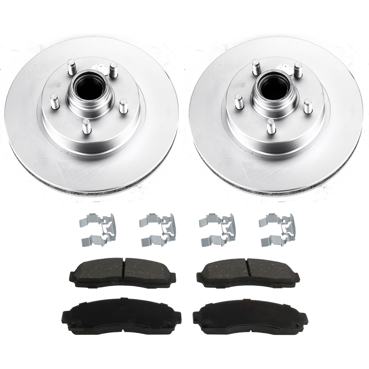 KIT-090221-357 Sure Stop Brake Disc and Pad Kits 2-Wheel Set Front for ...