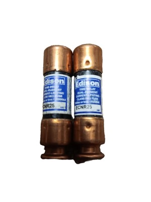 Edison ECNR25 Dual-Element Current-Limiting Class RK5 Fuse 25Amp ...
