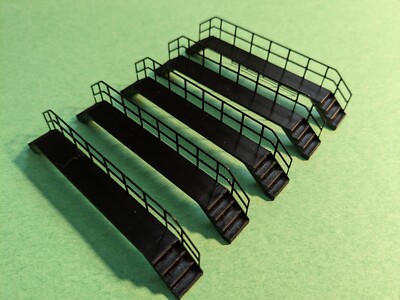 5-pack HO OO scale 1:87 stair landings maintenace platforms size MM | eBay