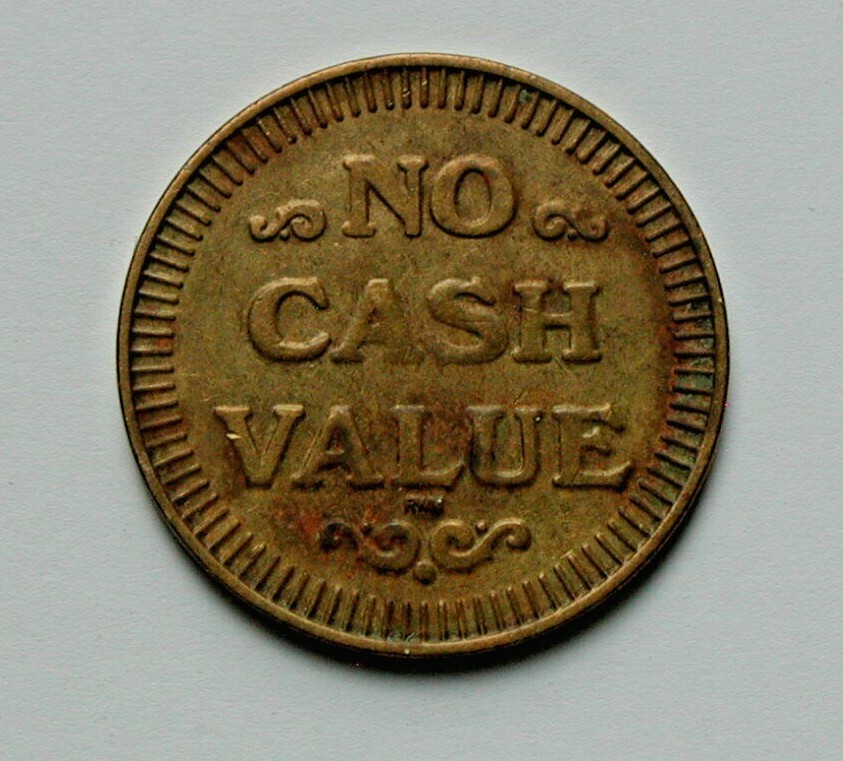 Carwash Token by RWM - BMW 507 roadster car - counterstamped "N" - no ...