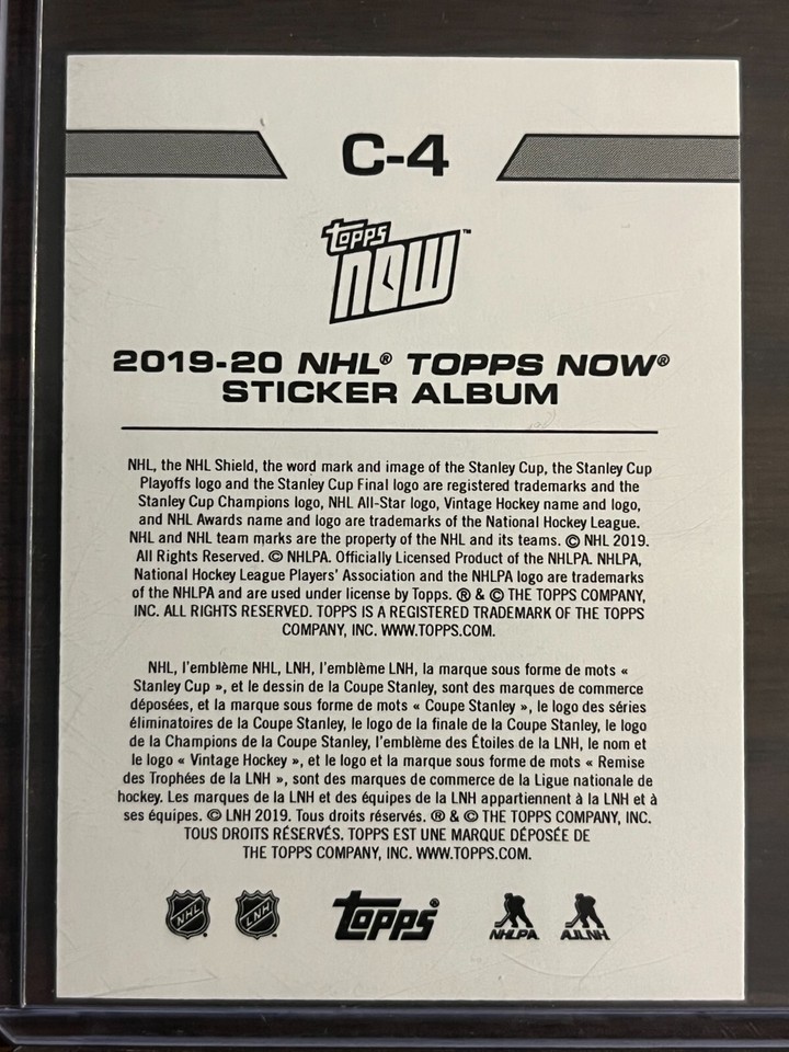 2019-20 Topps Now NHL Sticker #C-4 Jack Eichel Buffalo Sabres | eBay