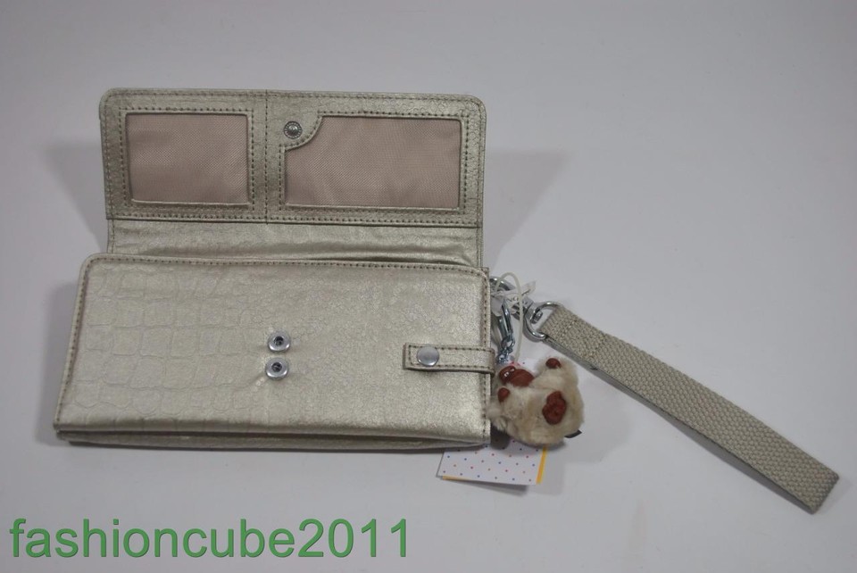 New With Tag Kipling RUBI Large Wallet / Wristlet with Furry Monkey | eBay