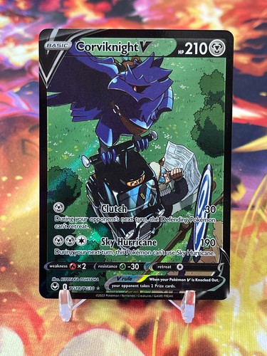 Pokémon TCG Corviknight V SWSH - Silver Tempest Trainer Gallery TG18 ...