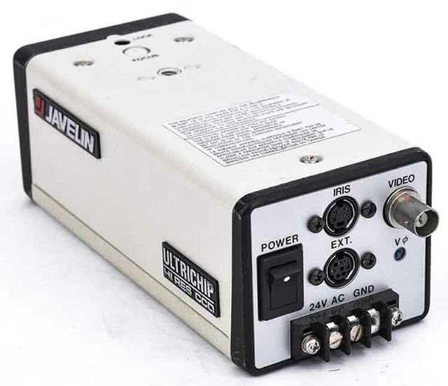Javelin Je-7442 Ultrichip CCD Camera With Microscope Zoom Lense Working ...
