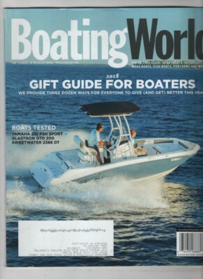 Boating World Mag Gift Guide For Boaters Nov/Dec 2018 061720nonr | eBay