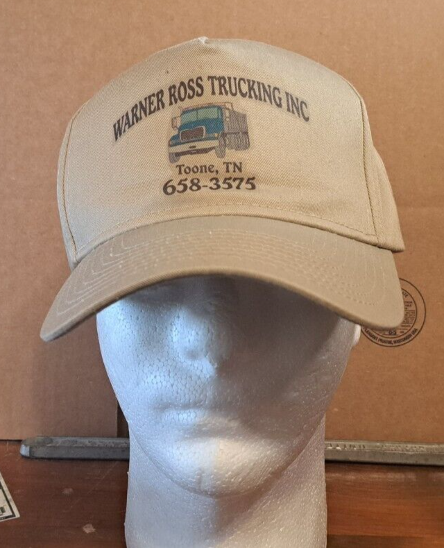 Warner Ross Trucking Inc. Toone TN Adjustable Snapback OSFM Mack | eBay