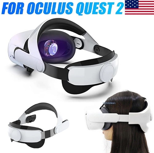 Adjustable VR Headset Headband Accessories for Oculus Quest 2 Elite ...