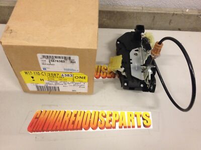 2008-2009 SILVERADO SIERRA PASSENGER FRONT DOOR LATCH LOCK ACTUATOR GM ...