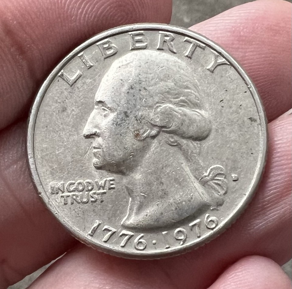 1776-1976 D US Bicentennial Quarter, Rare filled Mint Mark Regular | eBay