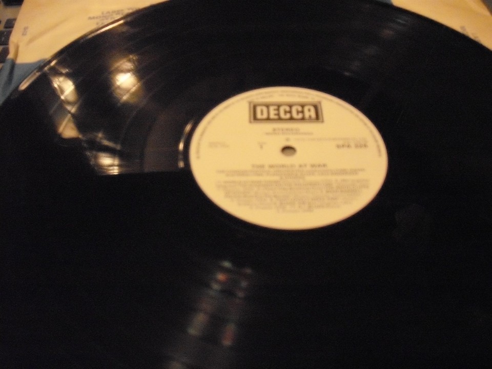 The World At War, Carl Davis, Original TV Soundtrack Decca Vinyl LP SPA ...