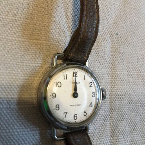 Vintage 1960’s GB Made Mechanical Timex V-Conic Escapement Shockproof ...