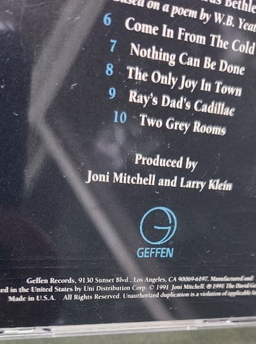 Joni Mitchell Night Ride Home CD 20642430225| eBay