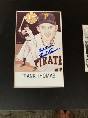 Frank Thomas signed auto autograph Pittsburgh Pirates | eBay