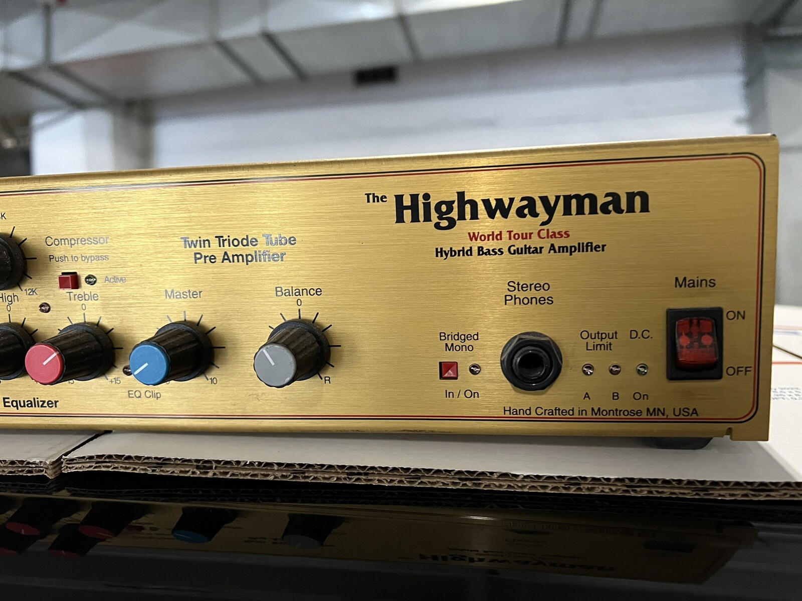 David Eden WT-500 Valve-Tech "The Highwayman" Bass Guitar Amplifier ...