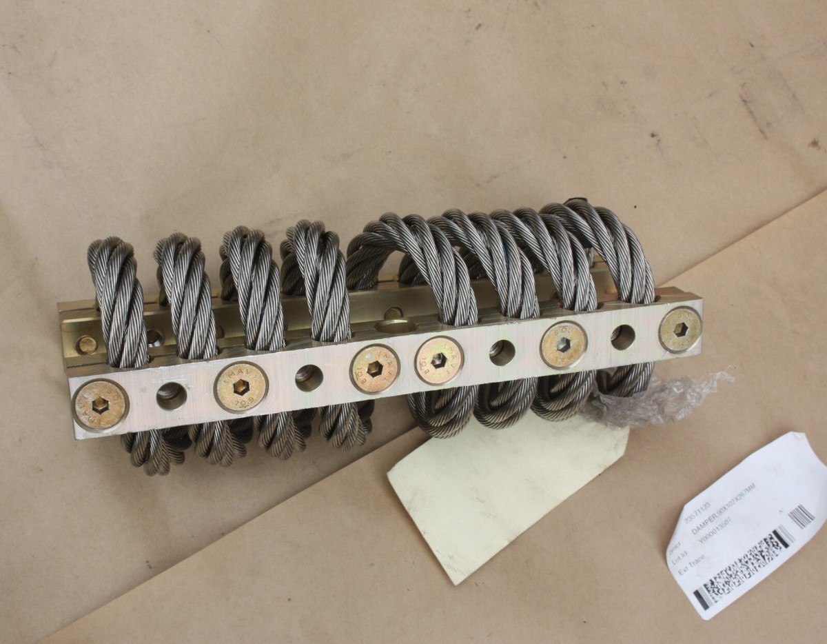 Wire Rope Vibration Damping Mounts Socitec 8 LOOP Wire Rope Isolators